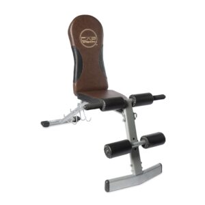 cap barbell flat/incline/decline bench, brown