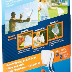 Djubi SlingBall Classic - The Ultimate Game of Catch for Kids and Adults of All Ages - Family and Outdoor Party Games for Ages 8+