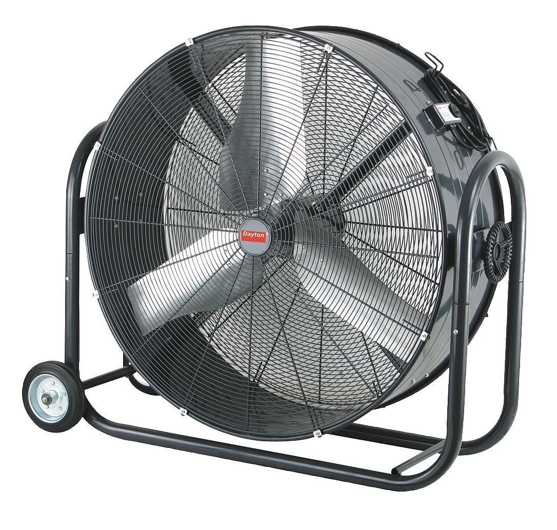 Dayton 1YNW5 Air Circulator, Mobile, 36 In, 115 V