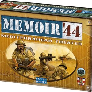 Memoir '44 Mediterranean Theatre Board Game EXPANSION - Command the British Army! Strategy Game for Kids & Adults, Ages 8+, 2 Players, 30-60 Minute Playtime, Made by Days of Wonder