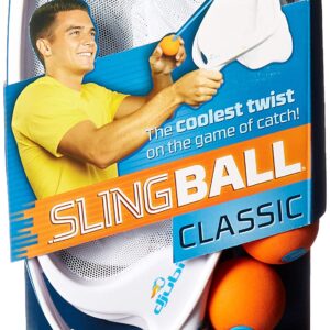 Djubi SlingBall Classic - The Ultimate Game of Catch for Kids and Adults of All Ages - Family and Outdoor Party Games for Ages 8+