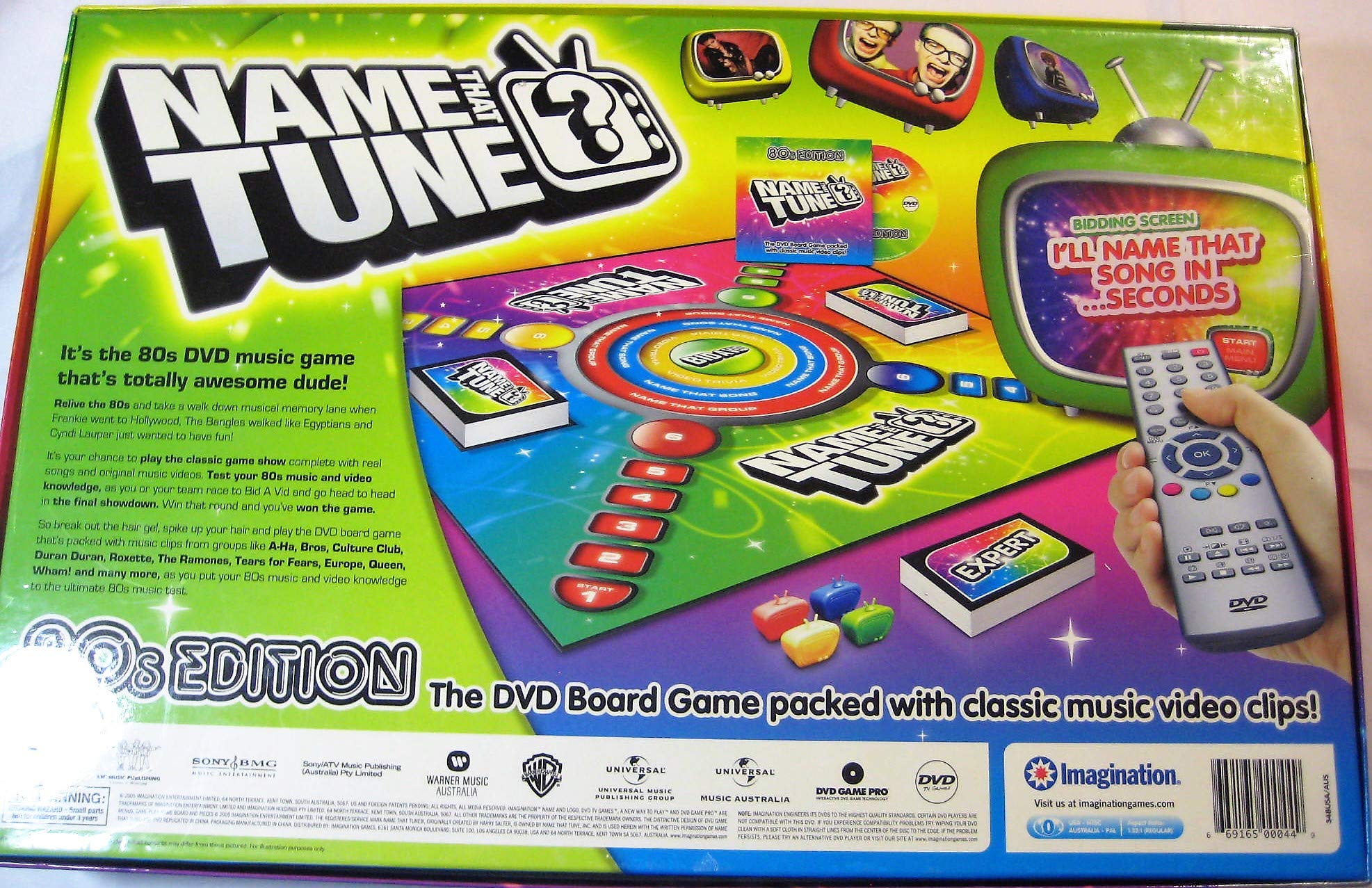 Name That Tune DVD Board Game - 80s Edition by Imagination