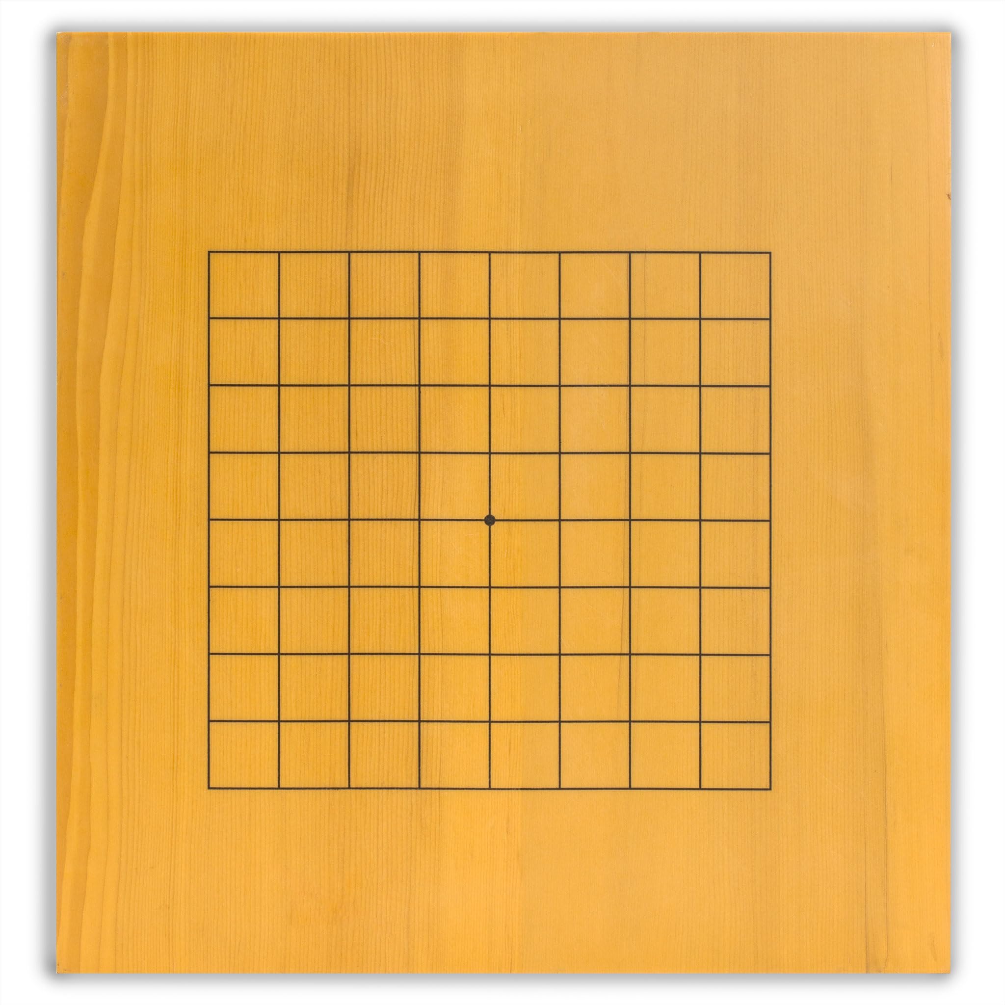 Yellow Mountain Imports Shin Kaya Beginner's Reversible 13x13 / 9x9 Go Game Set Board (0.8-inch) with Double Convex Melamine Stones - Classic Strategy Board Game (Baduk/Weiqi)