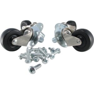 ernie ball amp caster set, deluxe pop-in socket mount (p06102)