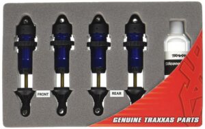 traxxas 5460a blue-anodized aluminum gtr shocks