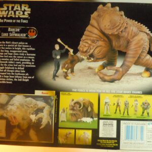 Star Wars Power of The Force Action Figure Playset - Rancor and Luke Skywalker