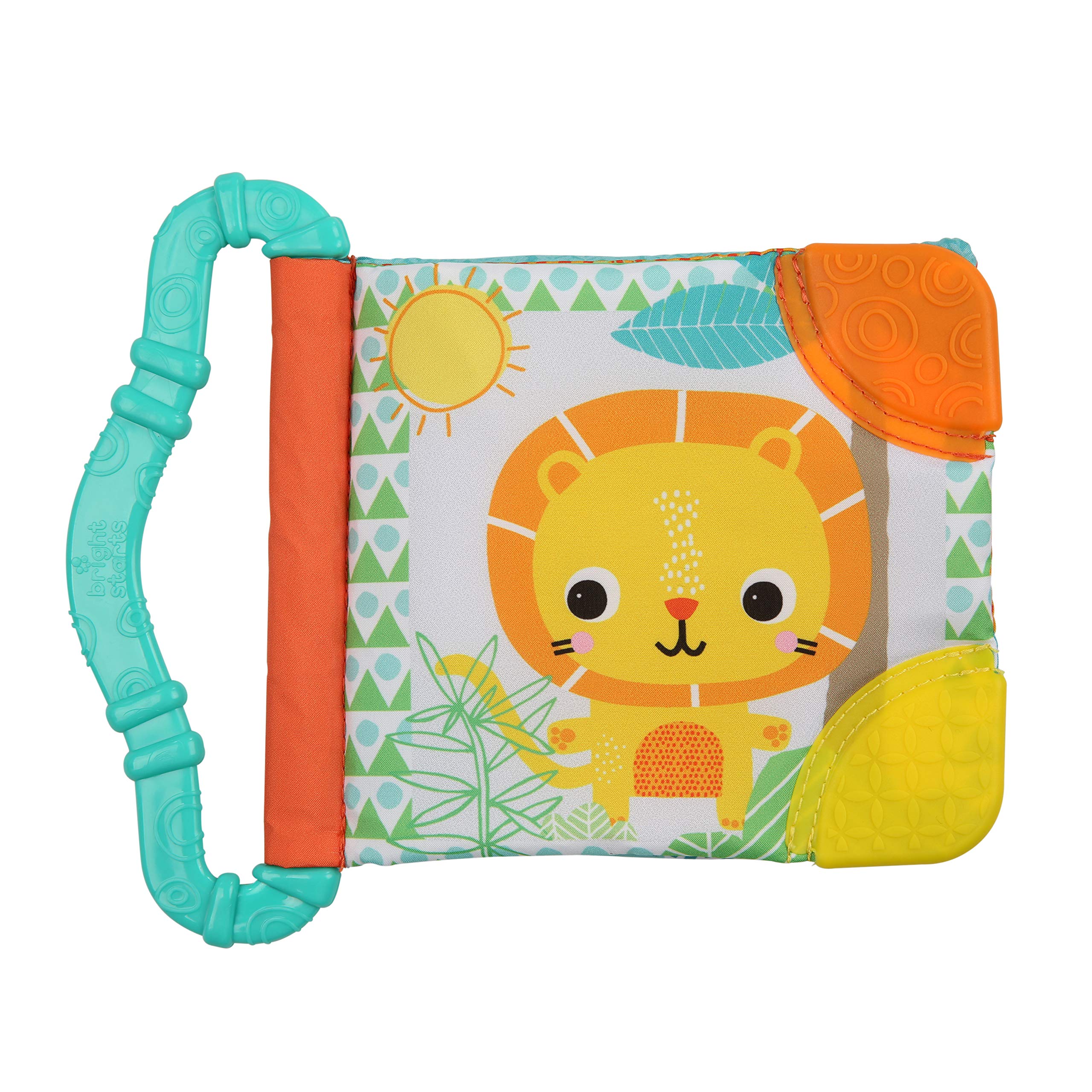 Bright Starts Teethe & Read Soft Book Toy, Ages 3 Months +, Style May Vary