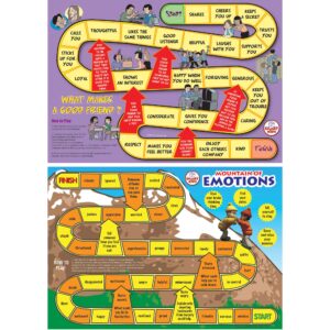 Didax 500063 Social Skills Group Activities, 6 Board Games