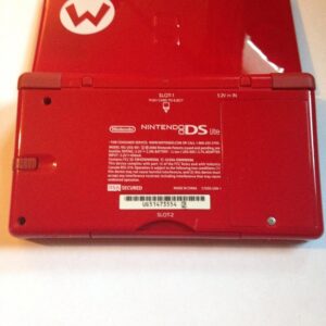 Nintendo DS Lite Limited Edition Red Mario with New Super Mario Bros.