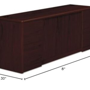 HON 10742NN 10700 Series Credenza w/Doors, 72w x 24d x 29 1/2h, Mahogany