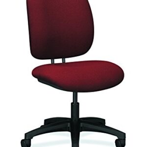 HON Comfortask Task Swivel Chair, Burgundy