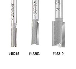 Amana Tool - 45240 Carbide Tipped Straight Plunge 12mm Dia x 3/4 x 1/4" Shank