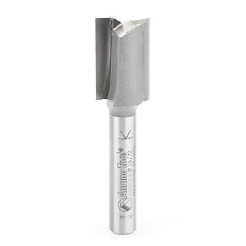 Amana Tool - 45240 Carbide Tipped Straight Plunge 12mm Dia x 3/4 x 1/4" Shank