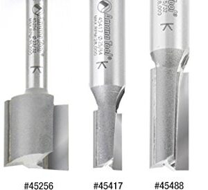 Amana Tool - 45240 Carbide Tipped Straight Plunge 12mm Dia x 3/4 x 1/4" Shank