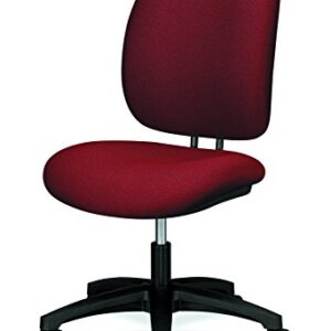 HON Comfortask Task Swivel Chair, Burgundy