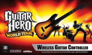 ps2 guitar hero world tour - stand alone guitar