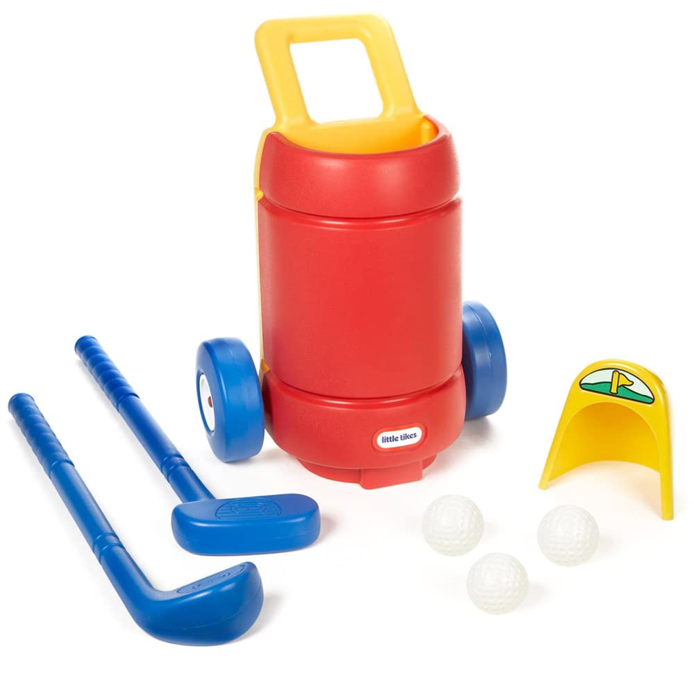 Little Tikes TotSports Easy Hit Golf Set + 3 balls + 2 clubs