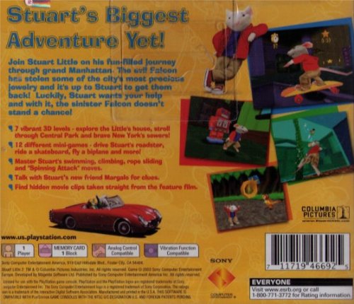 Stuart Little 2 Playstation Video Game