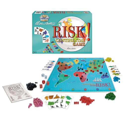 Risk 1959 The Classic Reproduction of Risk with Original Artwork and Components by Winning Moves Games USA, the World Domination and Strategy Battle Game for 2 to 6 Players, Ages 8+