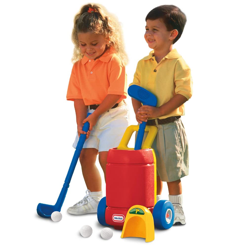 Little Tikes TotSports Easy Hit Golf Set + 3 balls + 2 clubs