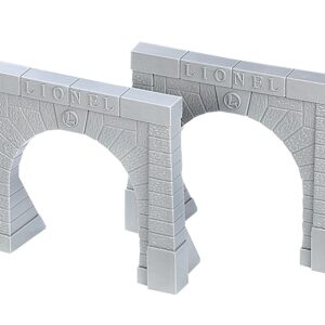 Lionel Railroad Tunnel Portals Model Train Structure Accessory Two Pack (612896)