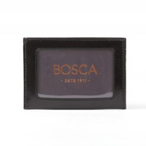 bosca old collection-weekend wallet, black leather