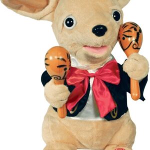 Cuddle Barn Chuey Bamba 12" Singing Chihuahua Animated Plush Toy, Shakes Maracas to La Bamba