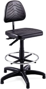 safco products 5113 task master deluxe workbench chair (additional options sold separately), black