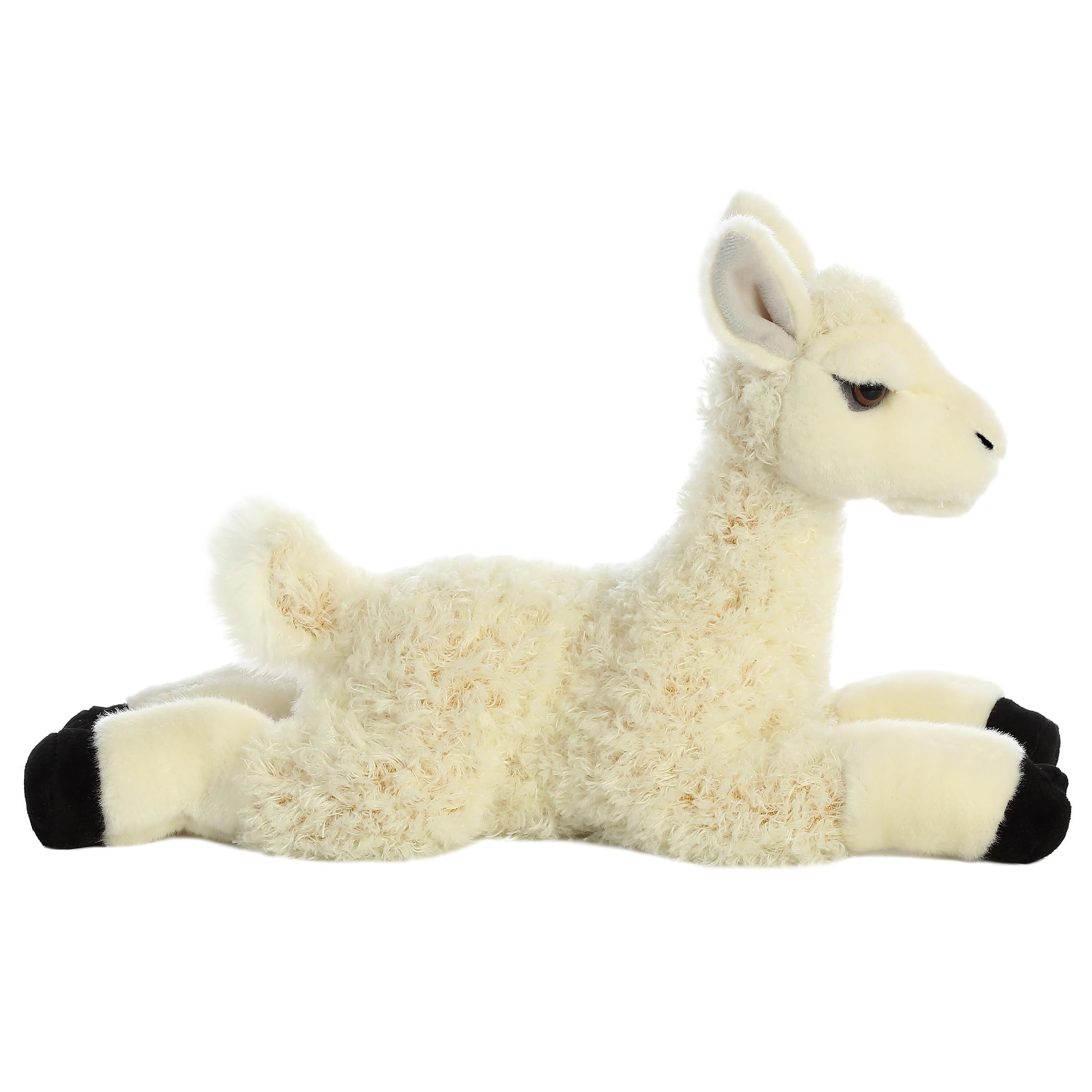 Aurora® Adorable Flopsie™ Llama Stuffed Animal - Playful Ease - Timeless Companions - White 12 Inches