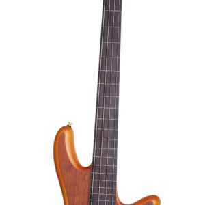 Schecter Stiletto Studio-4 Fretless Electric Bass Honey Satin (HSN)Left Handed