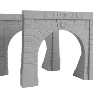 Lionel Railroad Tunnel Portals Model Train Structure Accessory Two Pack (612896)