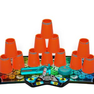 Speed Stacks | Sport Stacking Pro Competitor, Pro Series 2, Red - 12 Cups, pro Holding stem, with G5 Timer and mat | WSSA Approved