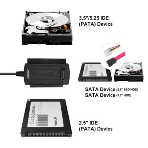 SANOXY A12940 SATA/PATA/IDE Drive to USB 2.0 Adapter Converter Cable Set