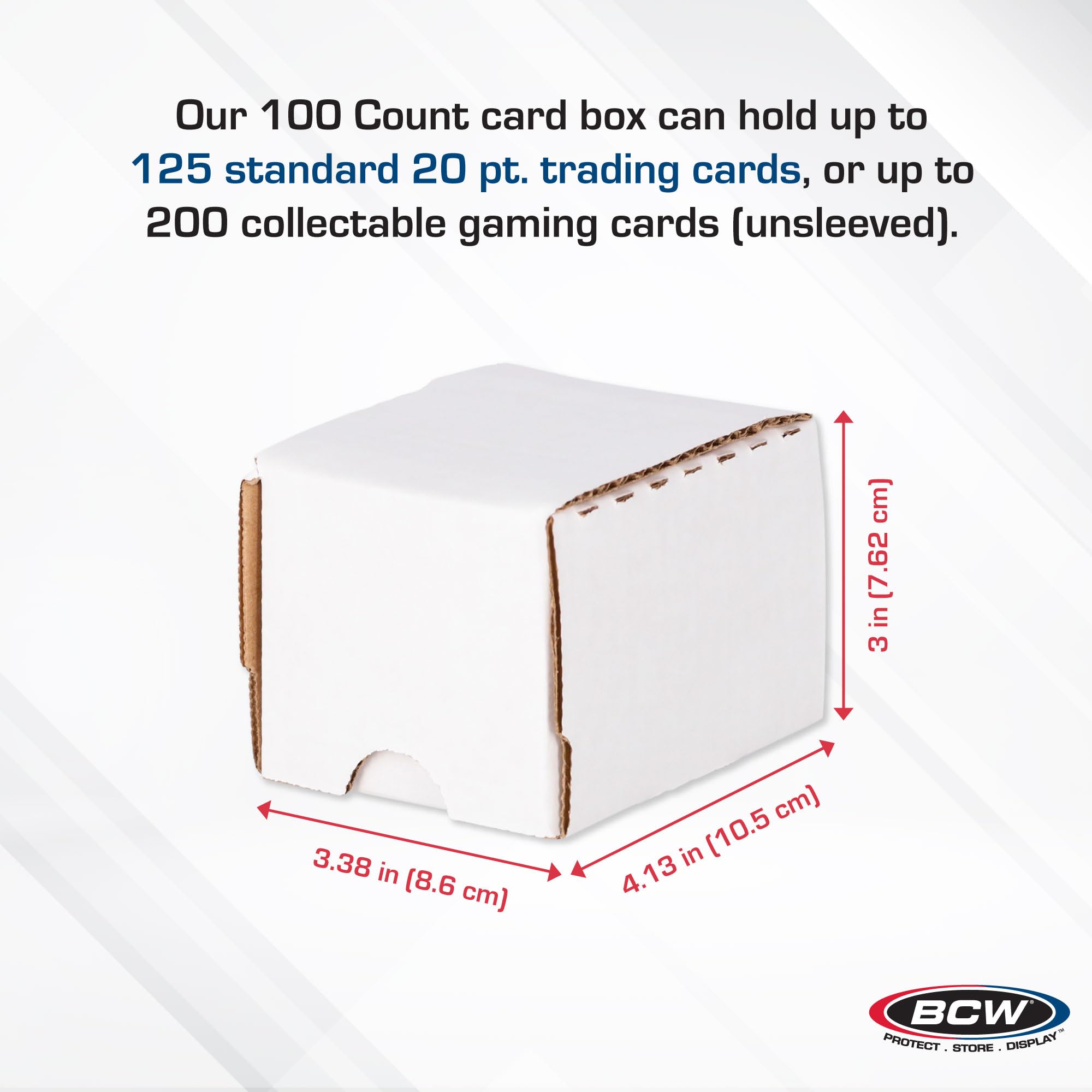 BCW 1-BX-100 100 Count Storage Box