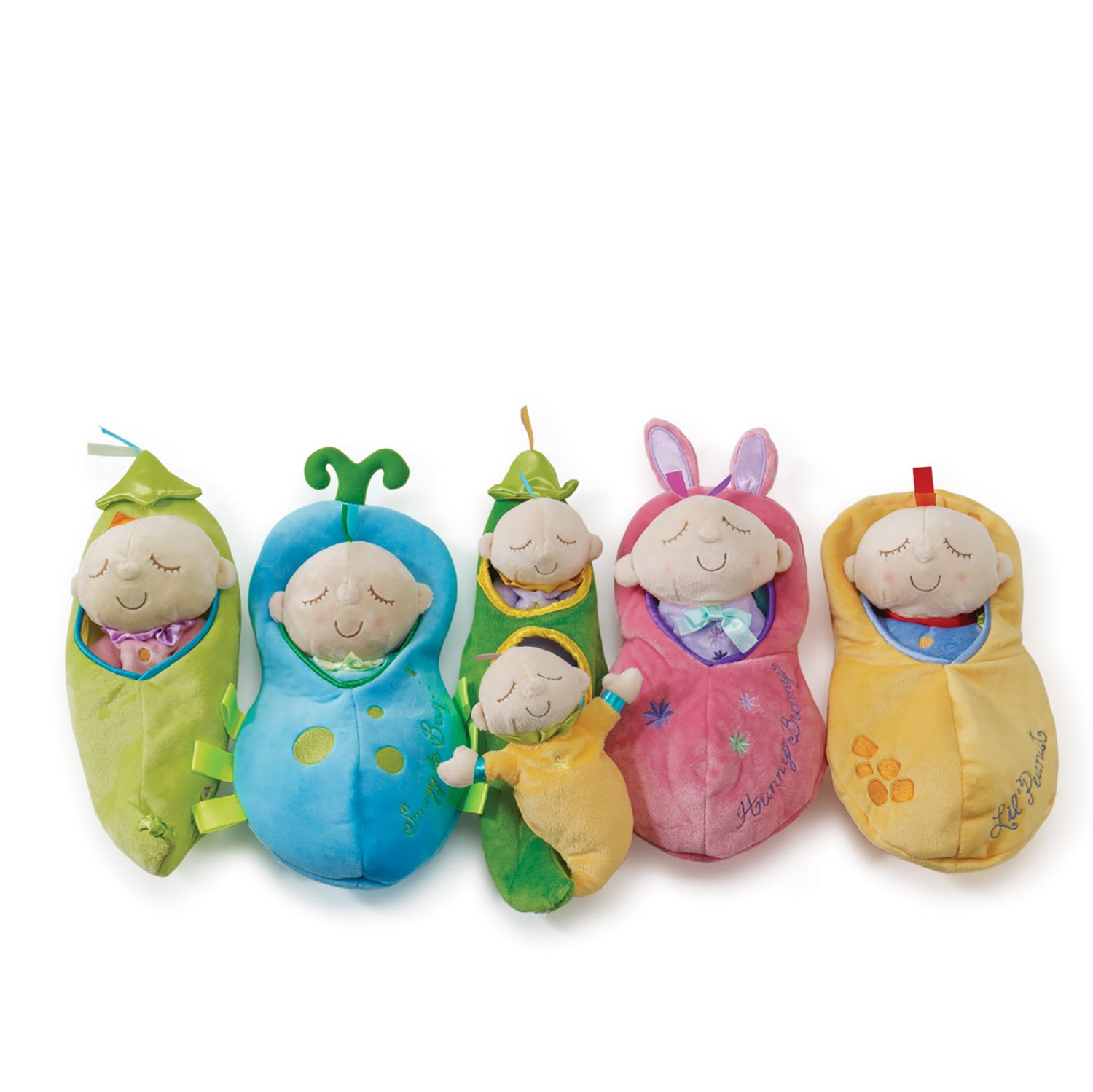 Manhattan Toy Snuggle Pod Hunny Bunny First Baby Doll with Cozy Sleep Sack for Ages 6 Months and Up