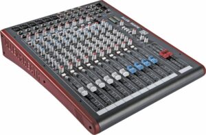 allen & heath zed-14 - 14-channel touring quality mixer with usb i/o (ah-zed-14),grey/red