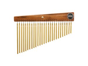 meinl percussion ch27st gold anodized aluminum alloy studio single row chimes, 27 bars