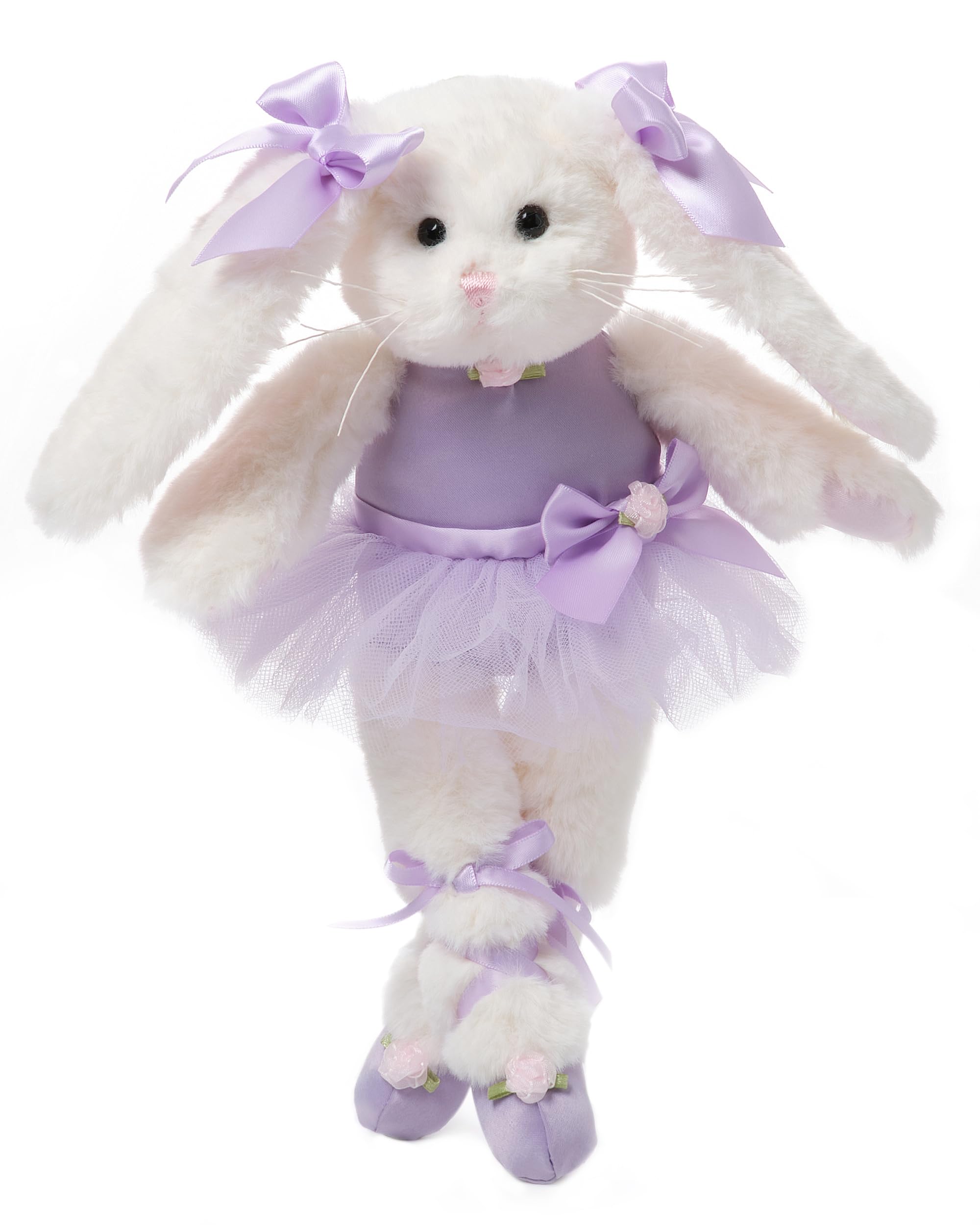 Bearington Collection Lil' Bunny Ballerina 15 Inch Stuffed Bunny - Plush Bunny - Ballerina Stuffed Animals Ballerina Bunny