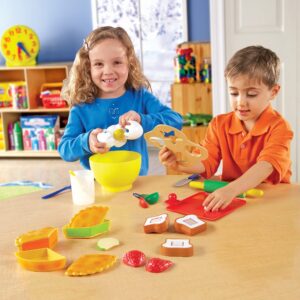 Learning Resources Pretend & Play Bakery Set - 31 Pieces, Ages 3+ Pretend Play Toys for Toddlers, Bakery Toys, Preschool Learning Toys, Kitchen Play Toys for Kids