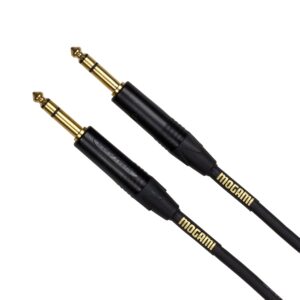 mogami gold trs-trs 10 balanced quad patch cable 10 feet