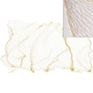 natural big pack fish net - 6' x 24' (1 pc.) - perfect for coastal themed events, photo shoots, & creative diy projects