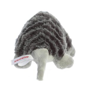 Aurora® Adorable Mini Flopsie™ Armadillo Stuffed Animal - Playful Ease - Timeless Companions - Gray 8 Inches