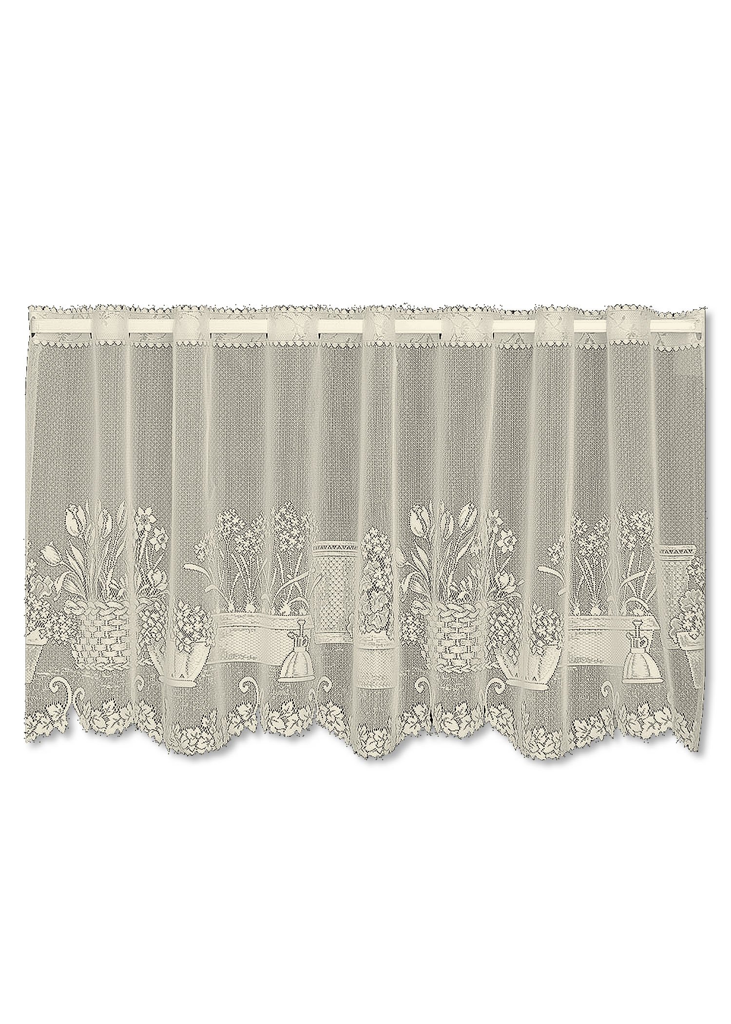 Heritage Lace Ecru Window Garden Tier, 60"x24"