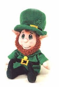 fiesta toys lucky leprechaun 8" by fiesta, non-personalized leprechaun