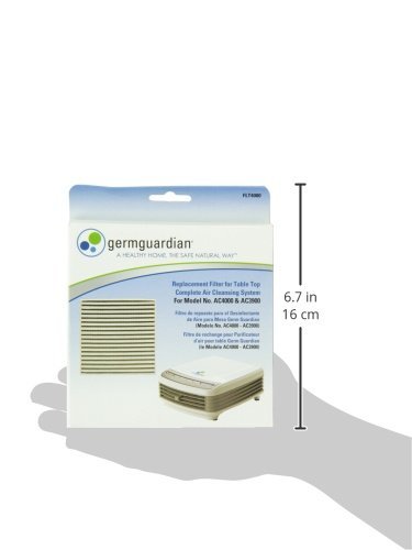 germguardian Guardian Technologies Germ Guardian FLT4000L Genuine High Performance Allergen Filter for AC3900, AC4000 and AC4000CA Air Purifiers, 1 Count