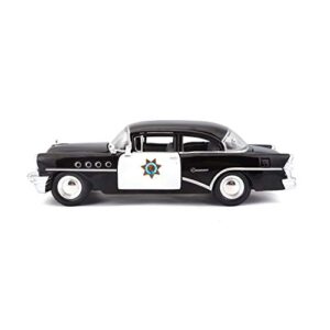 Maisto 1:26 Scale 1955 Buick Century Diecast Vehicle (Styles May Vary), Black, White