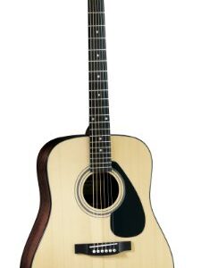 Yamaha F1HC Acoustic Guitar with Hardshell Case, Black