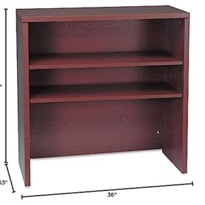 Hon Company Bookcase Hutch, 36"X14-5/8"X37-1/8", Mahogany