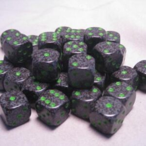 DND Dice Set-Chessex D&D Dice-12mm Speckled Earth Plastic Polyhedral Dice Set-Dungeons and Dragons Dice Includes 36 Dice – D6 (CHX25910)