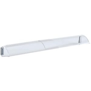 Frost King HD11 Baseboard Air Deflector, Heavy Duty, Clear Plastic with Magnetic hold, Fits baseboards up 25' wide, Adjustable 15" to 25"